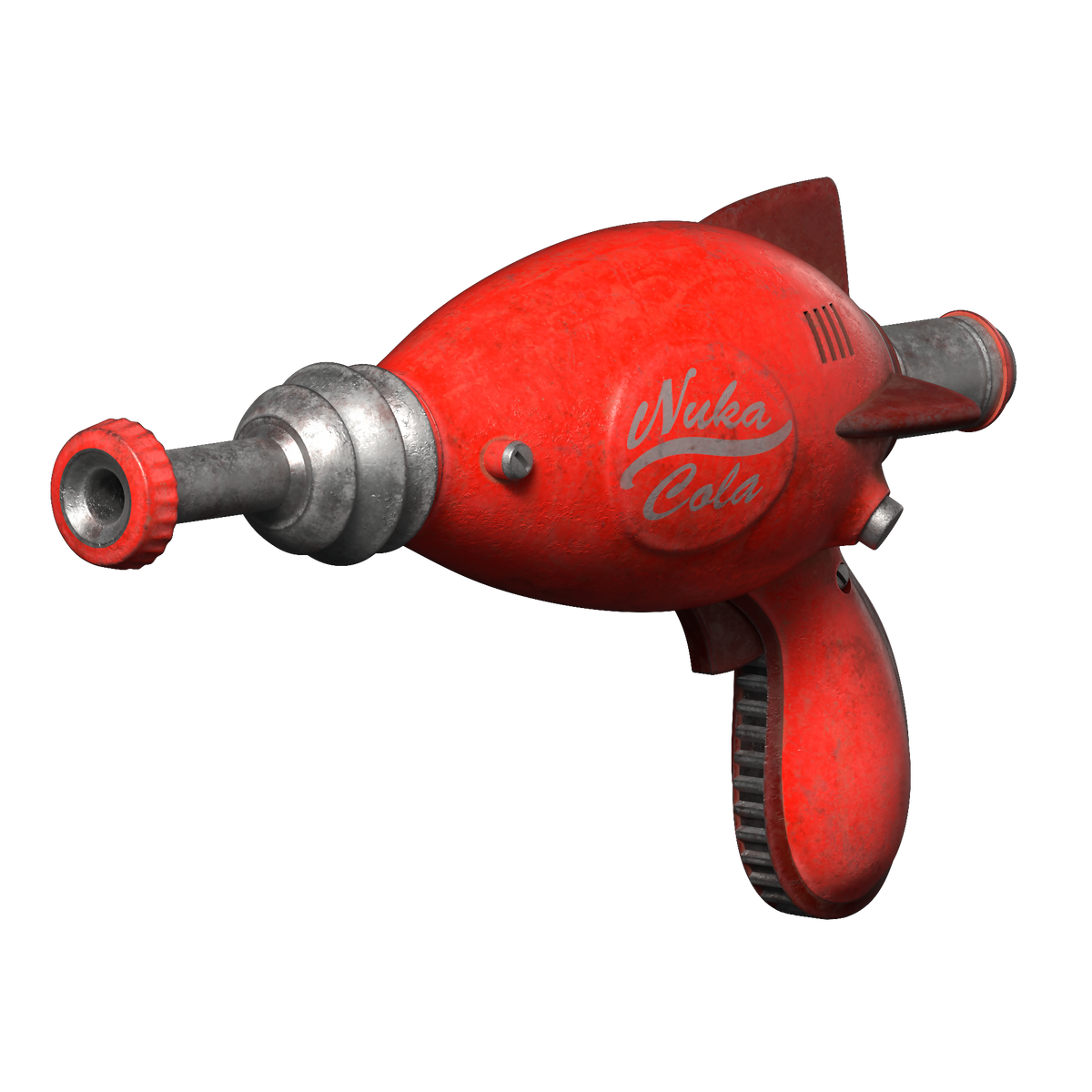 Fallout 4 Thirst Zapper Nuka-Cola Gun 3D Model – Wireframe