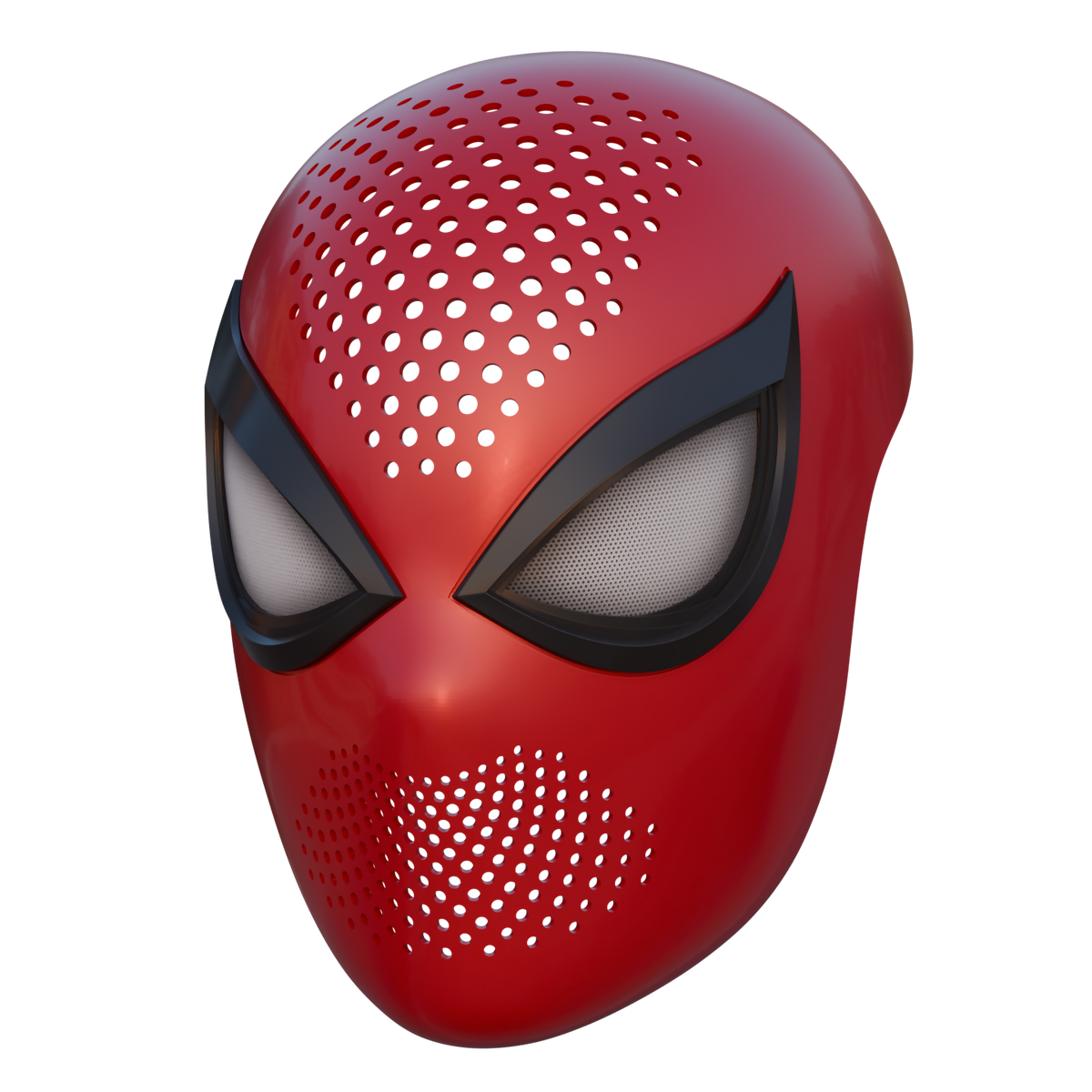 PS5 Advanced Faceshell 3D Model – Wireframe