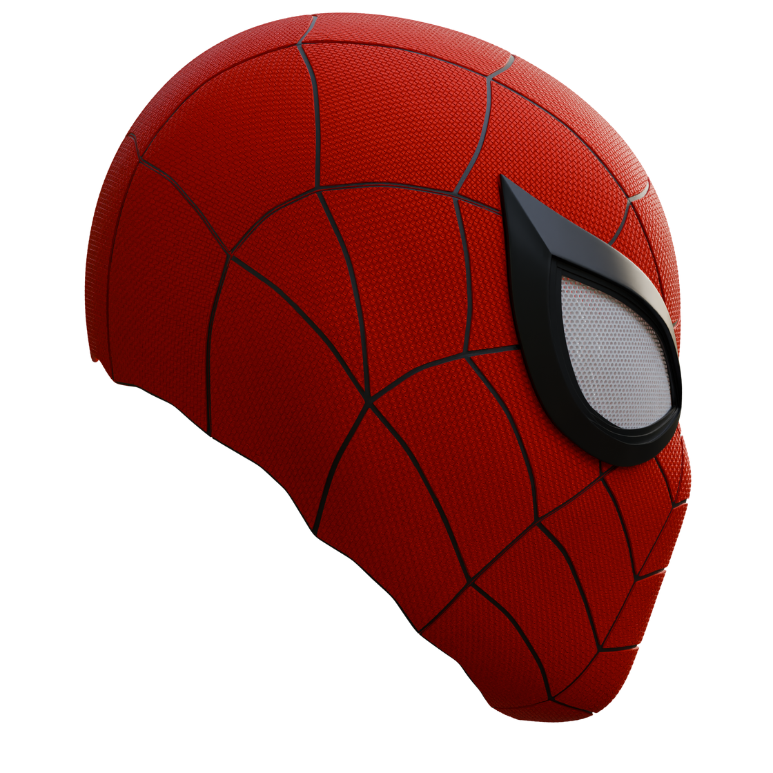Spiderman ADV V2 Helmet 3D Printable Model – Wireframe