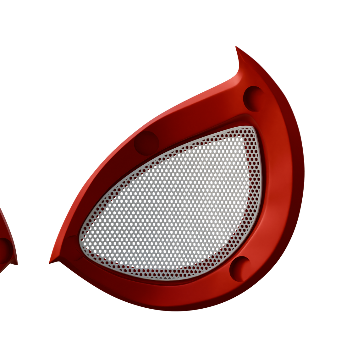 Miles Faceshell 3D printable model – Wireframe