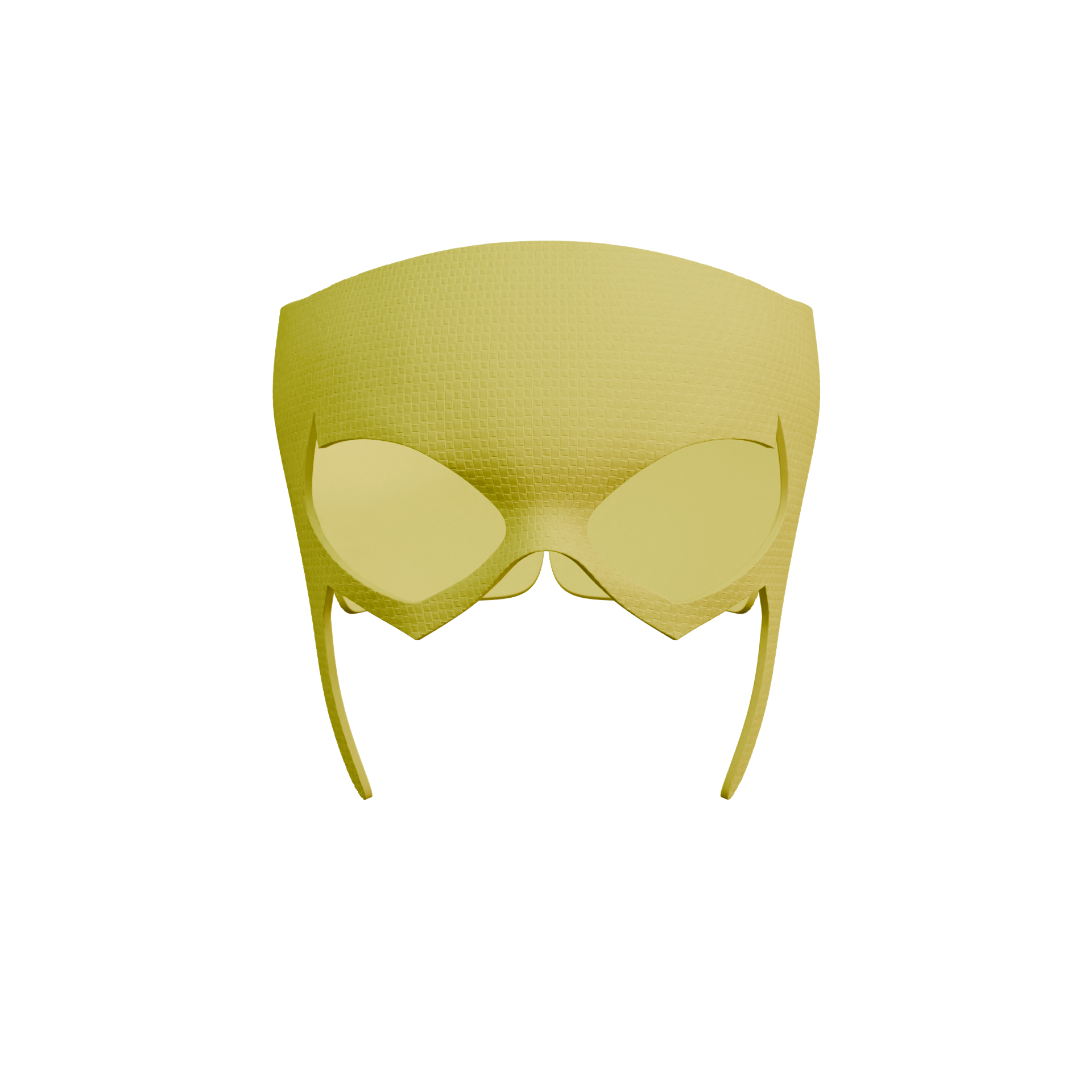 Invincible Lens Less Mask 3D Printable Model – Wireframe