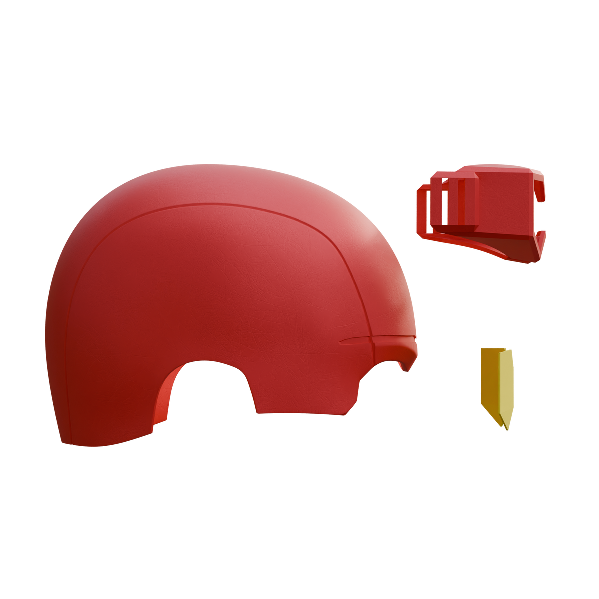 Rex-Splode Helmet 3D Printable File – Wireframe