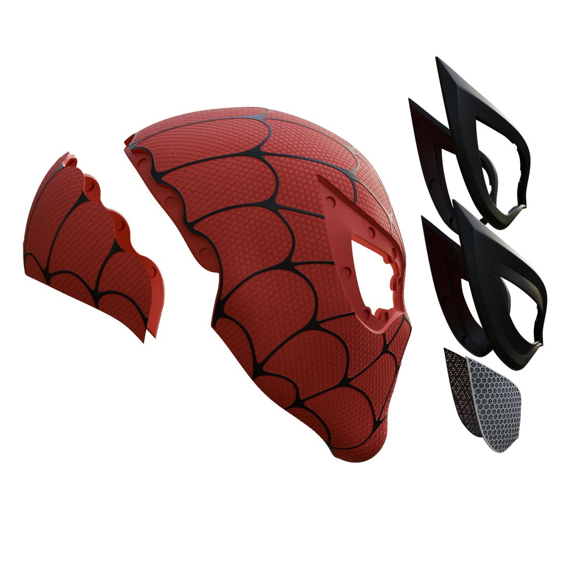 Rivals Spider-Man Helmet 3D Printable File – Wireframe
