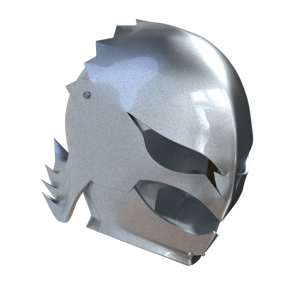Band of The Hawk Reborn - Griffith Helmet - 3D File – Wireframe