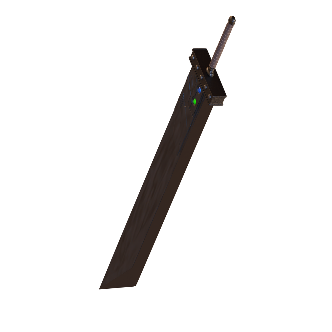 Final Fantasy 7 Remake Buster Sword 3D Model – Wireframe
