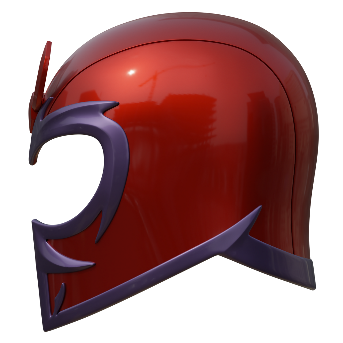 Magneto Helmet 3D Printable Model – Wireframe