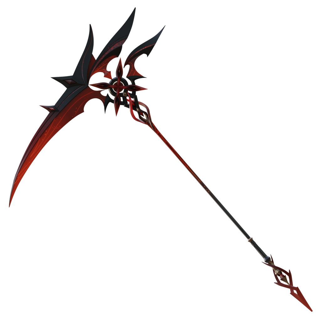 Crimson Moons Semblance from Genshin Impact – Wireframe