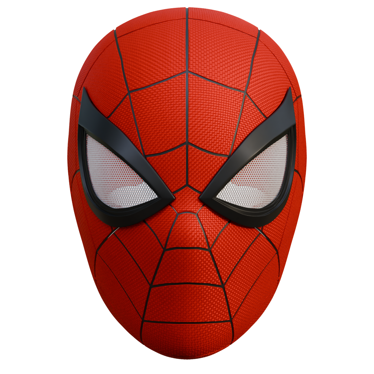 Spiderman ADV V2 Helmet 3D Printable Model – Wireframe