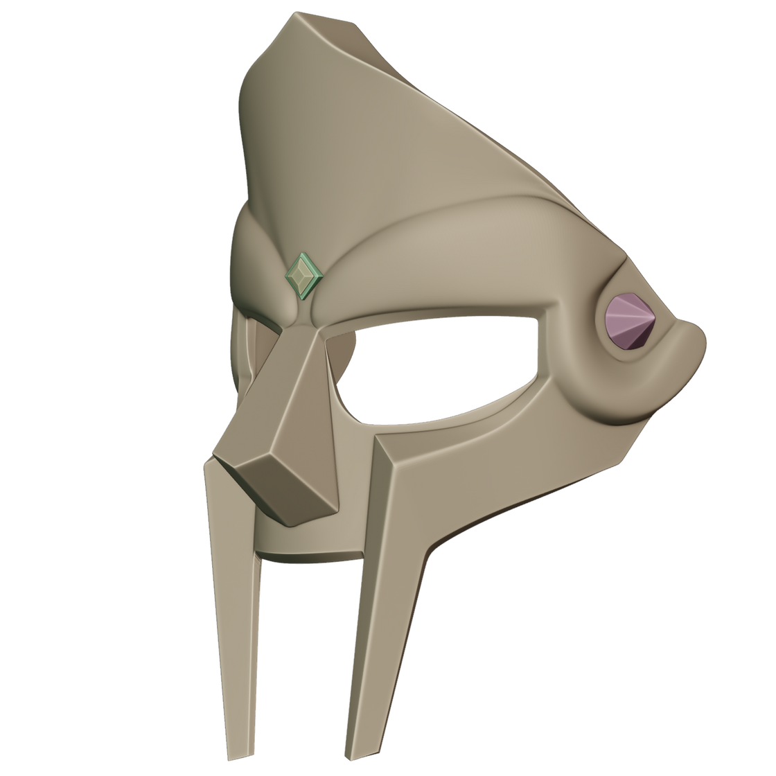 MF DOOM Mask - 3D FIle – Wireframe
