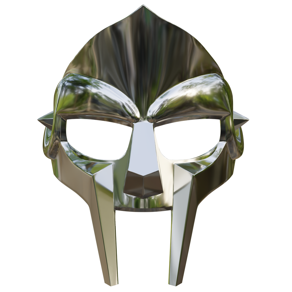 MF DOOM Mask - 3D FIle – Wireframe
