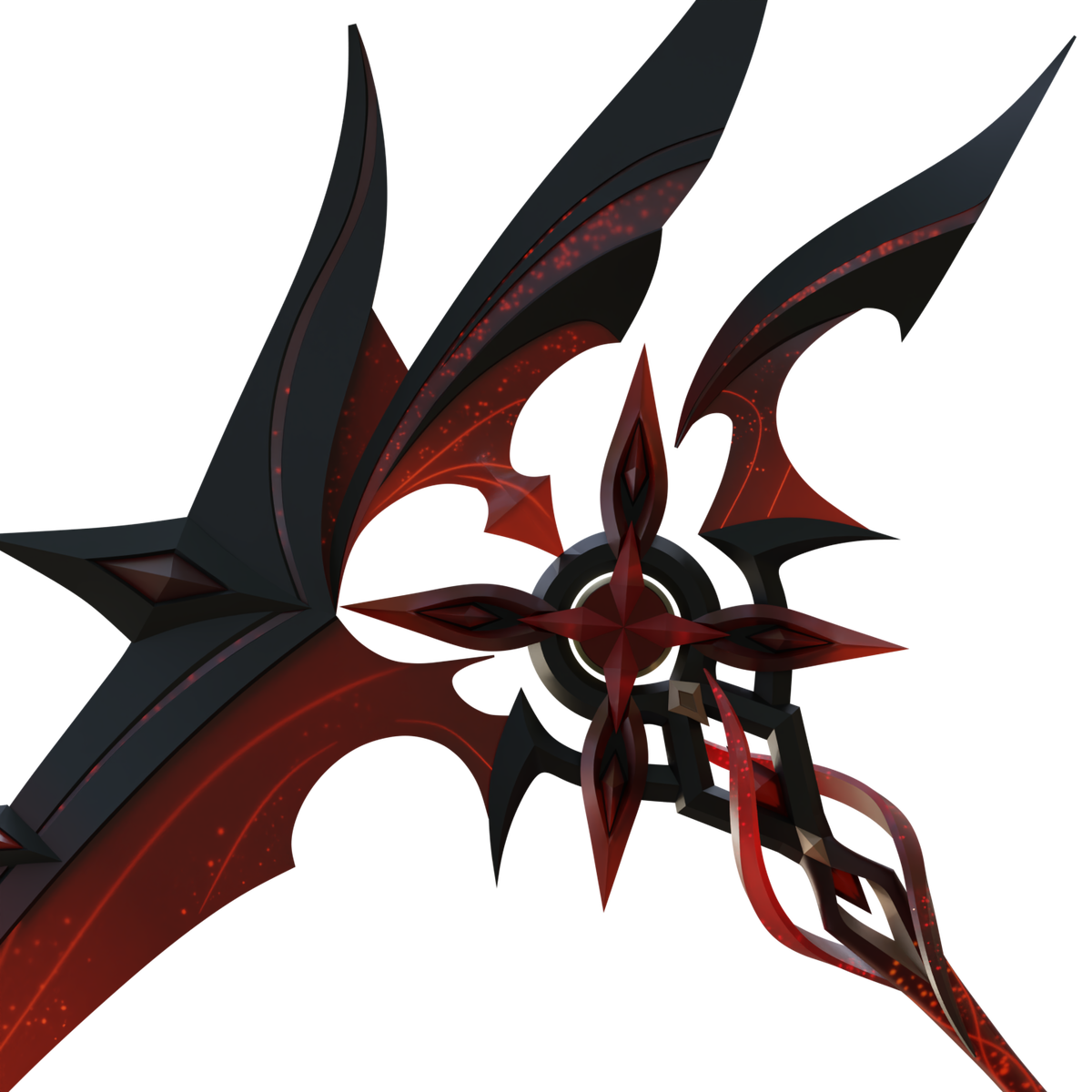 Crimson Moons Semblance from Genshin Impact – Wireframe