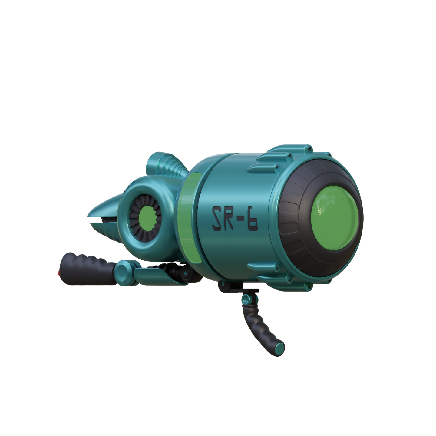 Despicable Me Shrink Ray 3D File – Wireframe