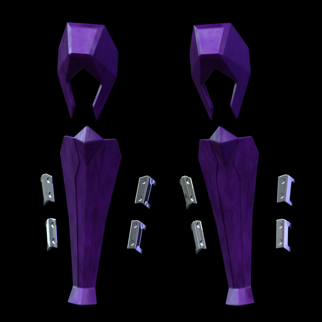 The Prowler Armor Fortnite 3D Model – Wireframe