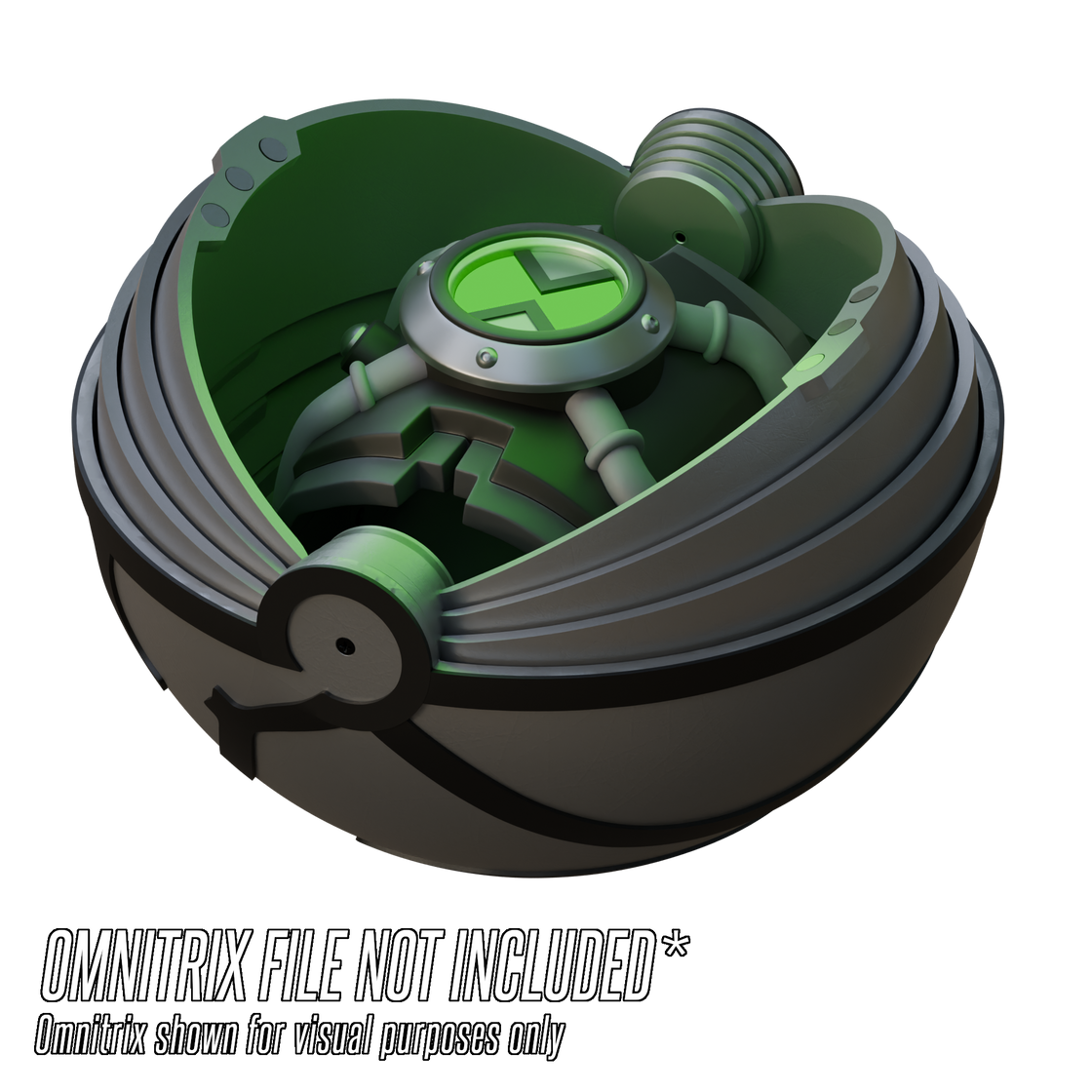 Ben 10 Capsule For Race Against Time Omnitrix – Wireframe