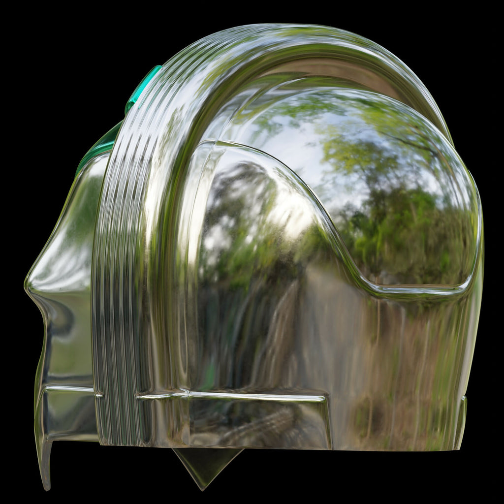 Peacemaker Sonic Boom Helmet 3D Model – Wireframe