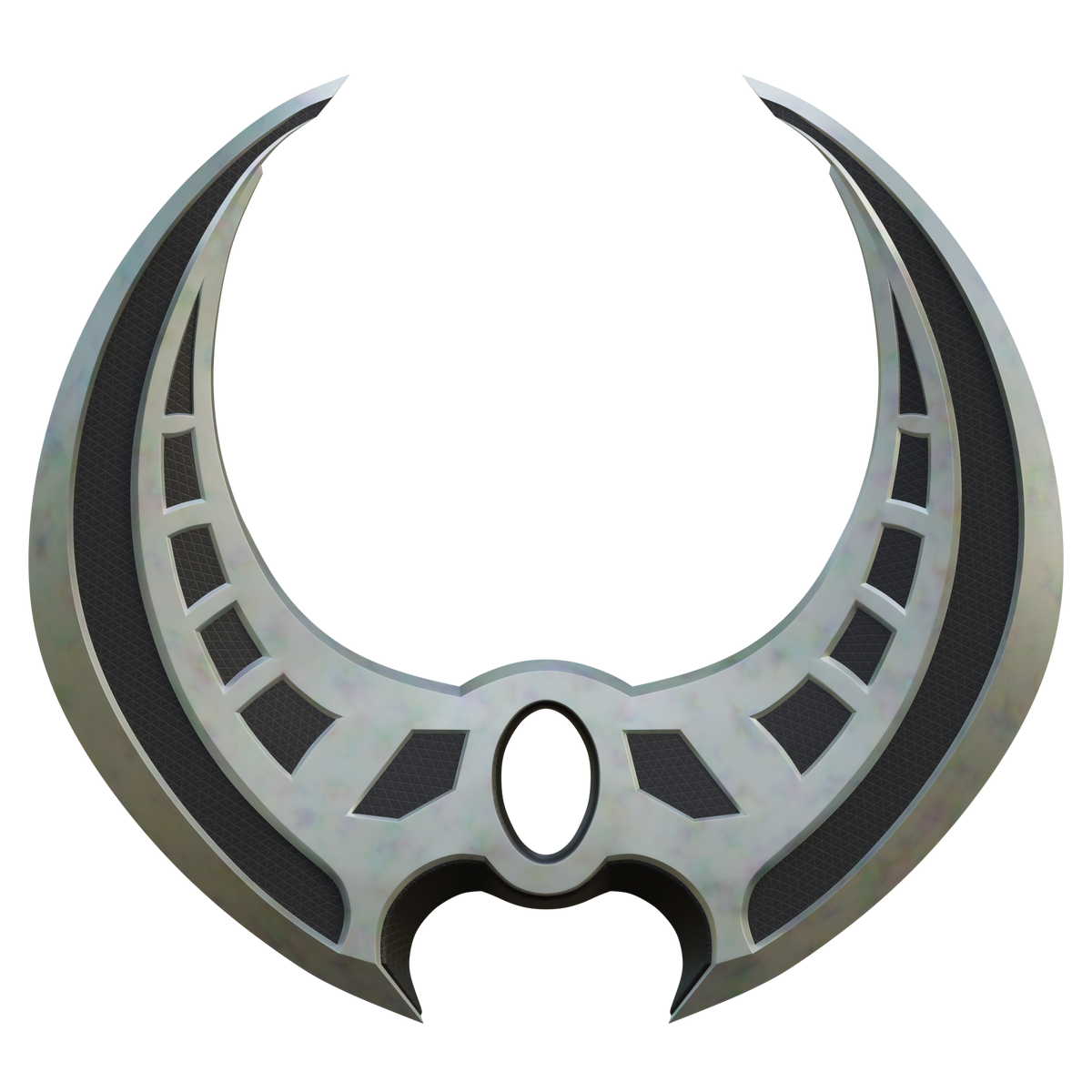 Moon Knight Crescent Dart - Marvel Rivals 3D Model – Wireframe