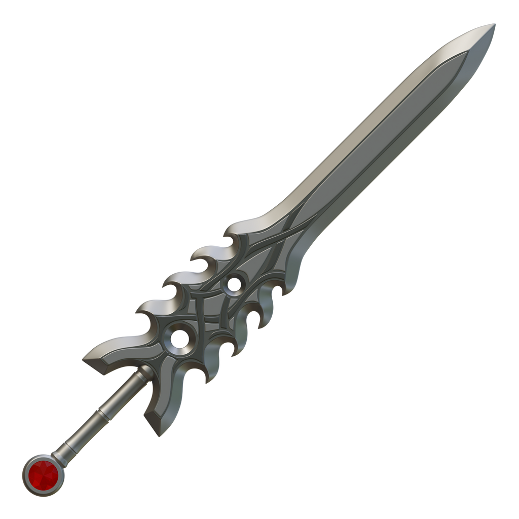 Eshonai's Shardblade - Stormlight Archive 3D Model – Wireframe