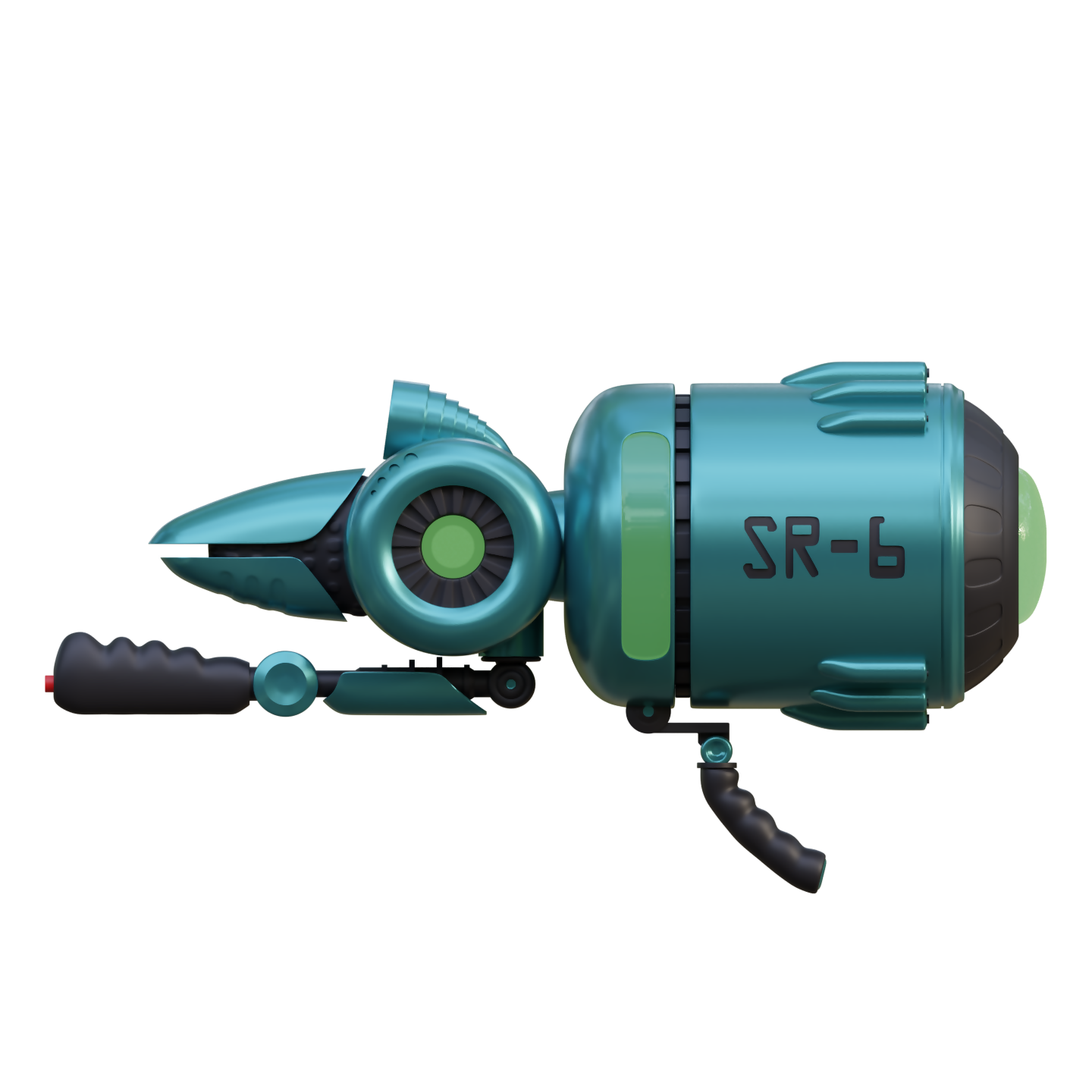 Despicable Me Shrink Ray 3D File – Wireframe