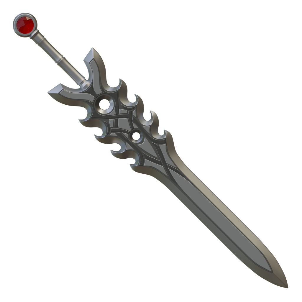 Eshonai's Shardblade - Stormlight Archive 3D Model – Wireframe