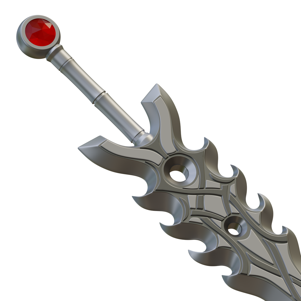 Eshonai's Shardblade - Stormlight Archive 3D Model – Wireframe