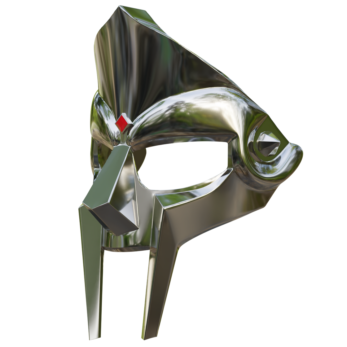 MF DOOM Mask - 3D FIle – Wireframe