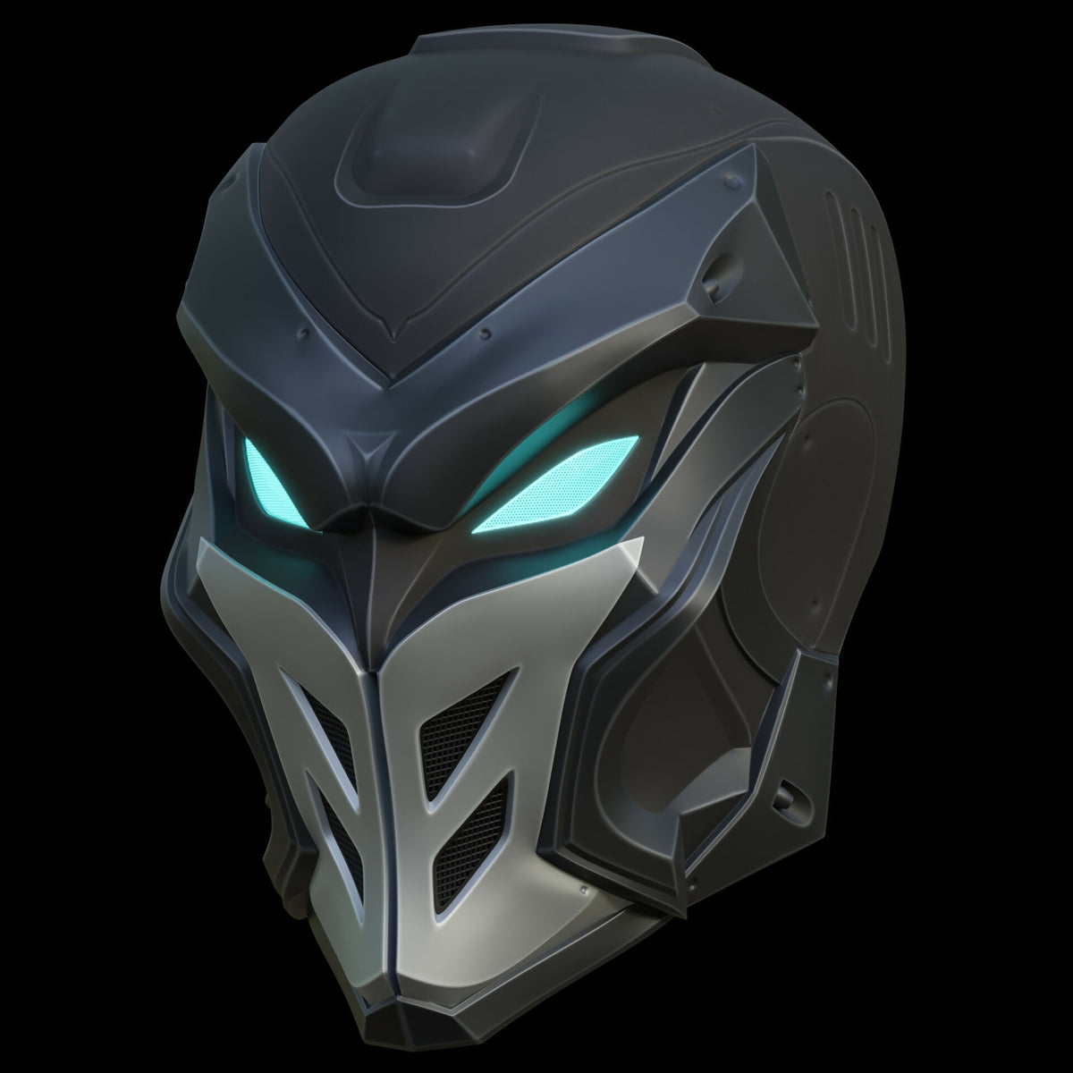Moon Knight Mask - Marvel Rivals 3d model – Wireframe