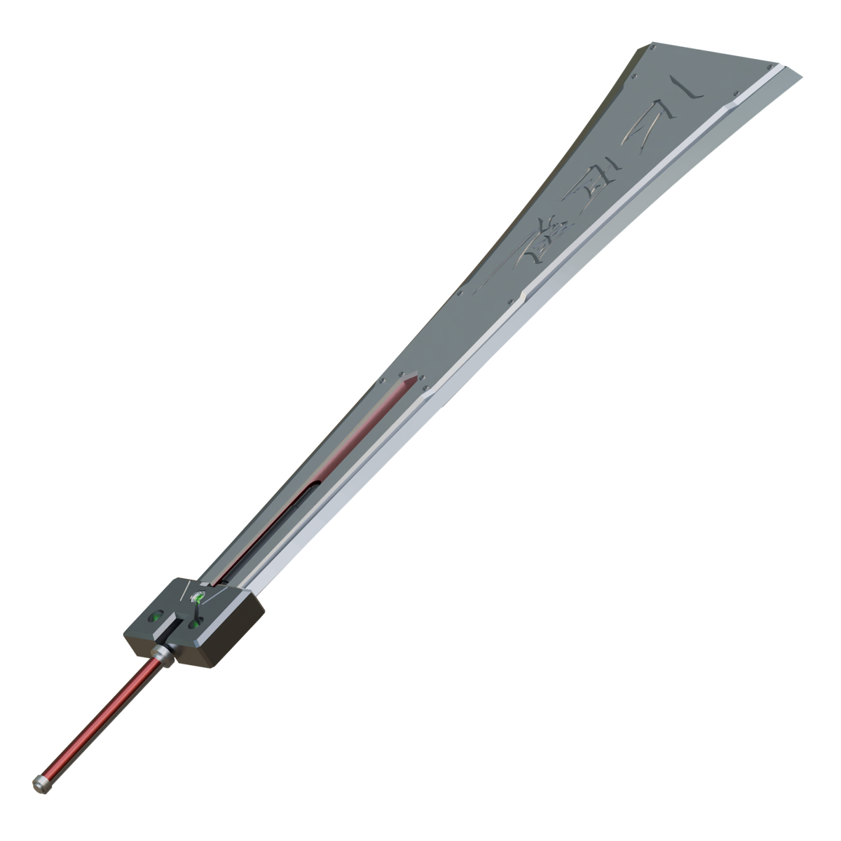 Final Fantasy 7 Remake Hardedge Sword - 3D File – Wireframe