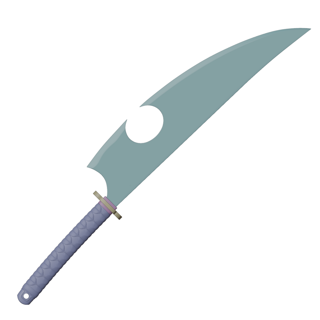 Tengen Uzui's Nichirin Blades 3D File – Wireframe