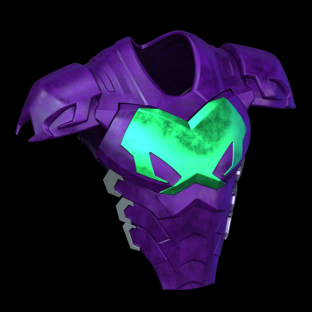 The Prowler Armor Fortnite 3D Model – Wireframe