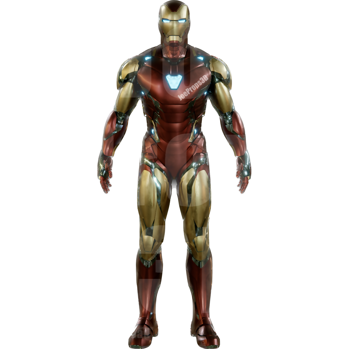 3D Printable Mark 85 Full Suit STL File - JP3D – Wireframe