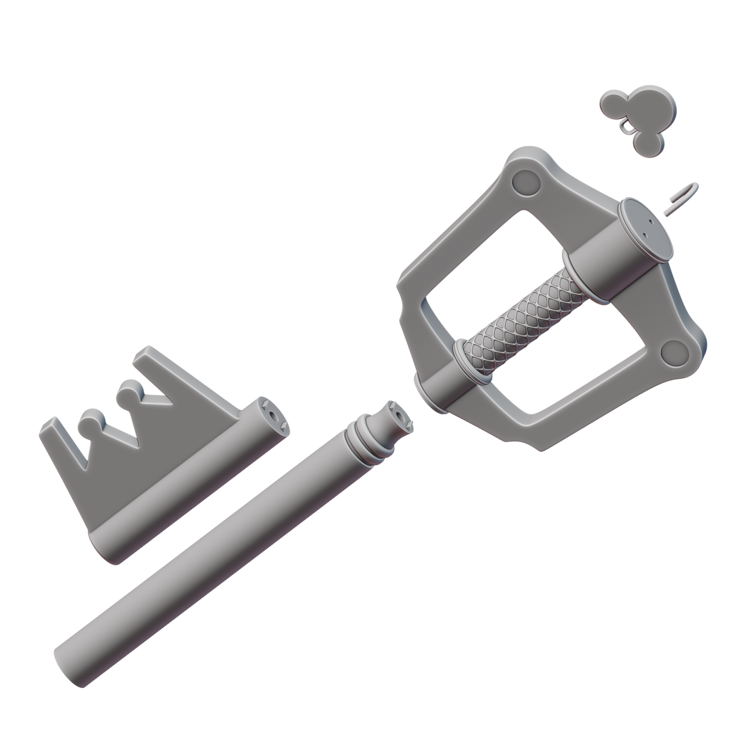 Kaladin's Sylspear - Stormlight Archive 3D Model – Wireframe