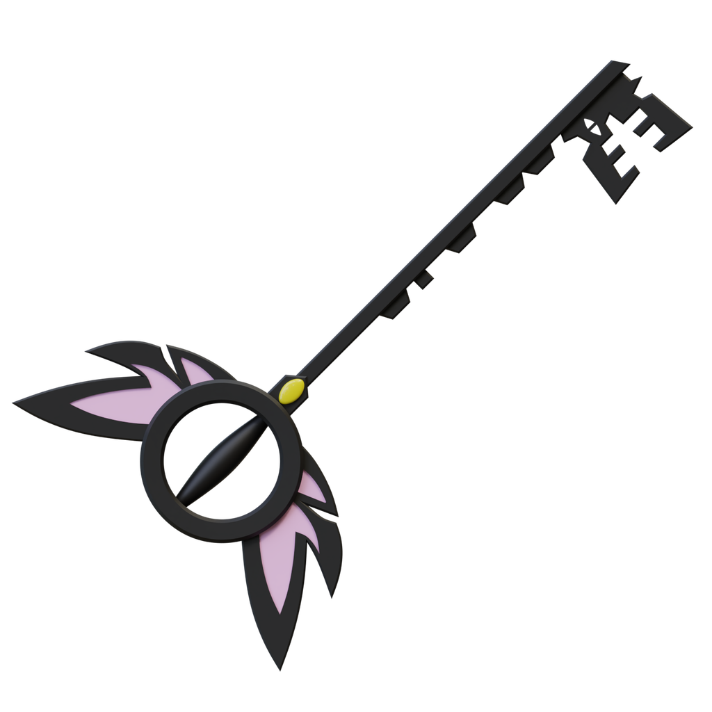 Hazbin Hotel Lucifer Keyblade 3D FIle – Wireframe
