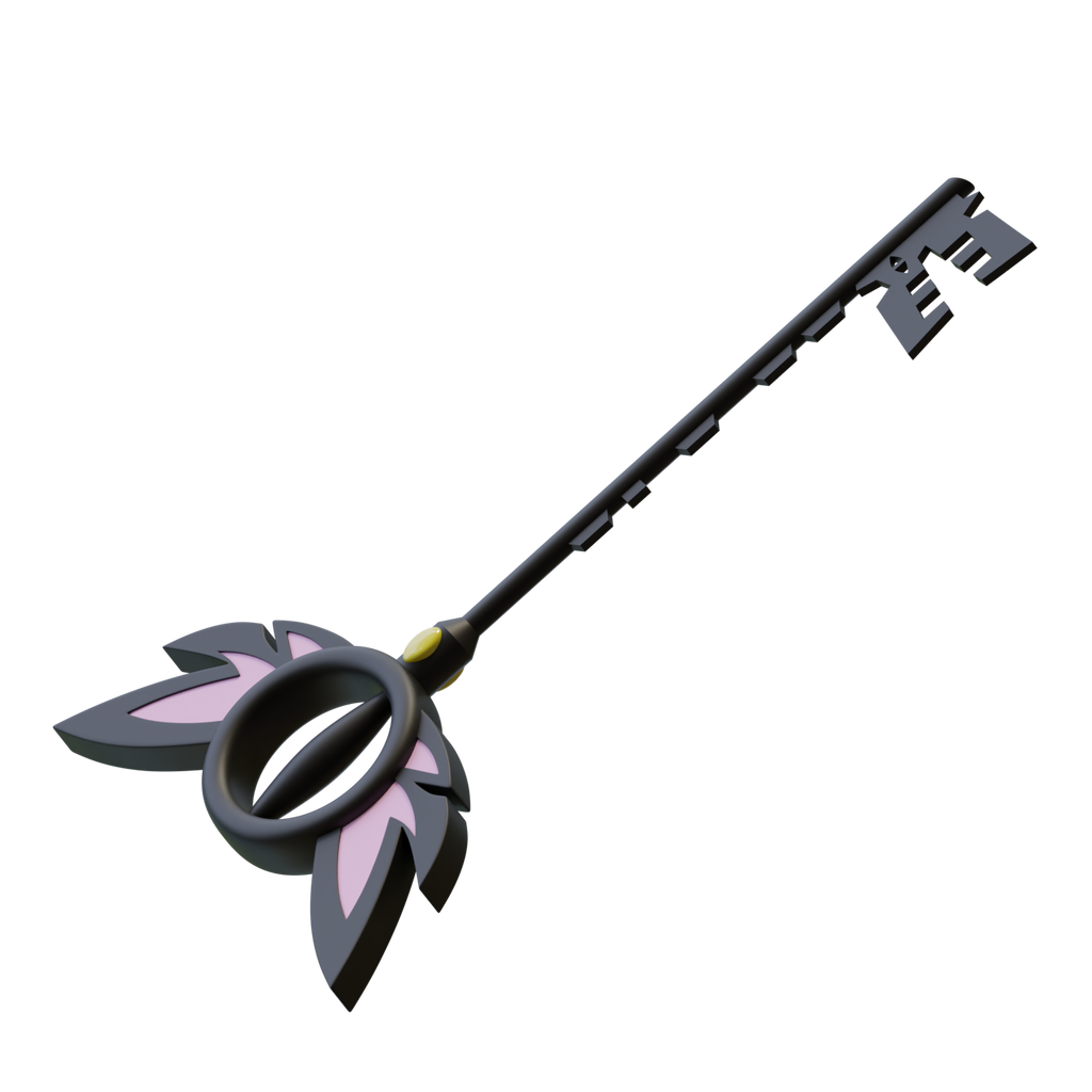 Hazbin Hotel Lucifer Keyblade 3D FIle – Wireframe