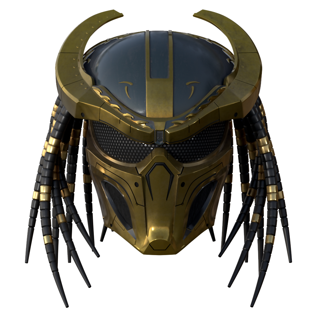 Predator Samurai era helmet – Wireframe