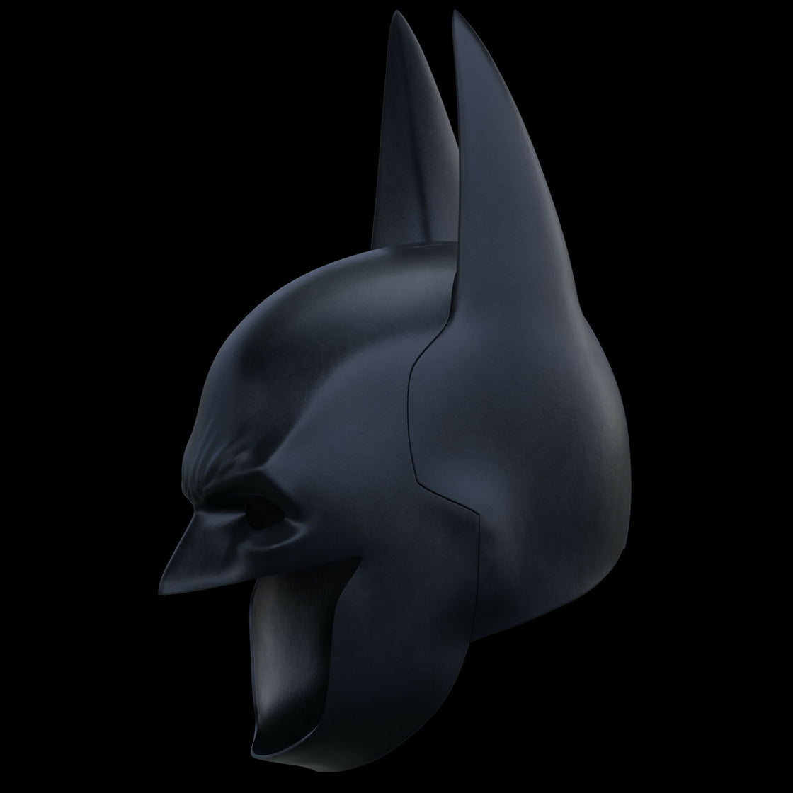 Batman 7.43 Cowl - Arkham Knight 3D Model – Wireframe