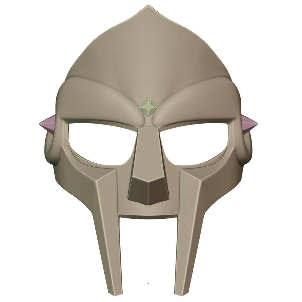 MF DOOM Mask - 3D FIle – Wireframe