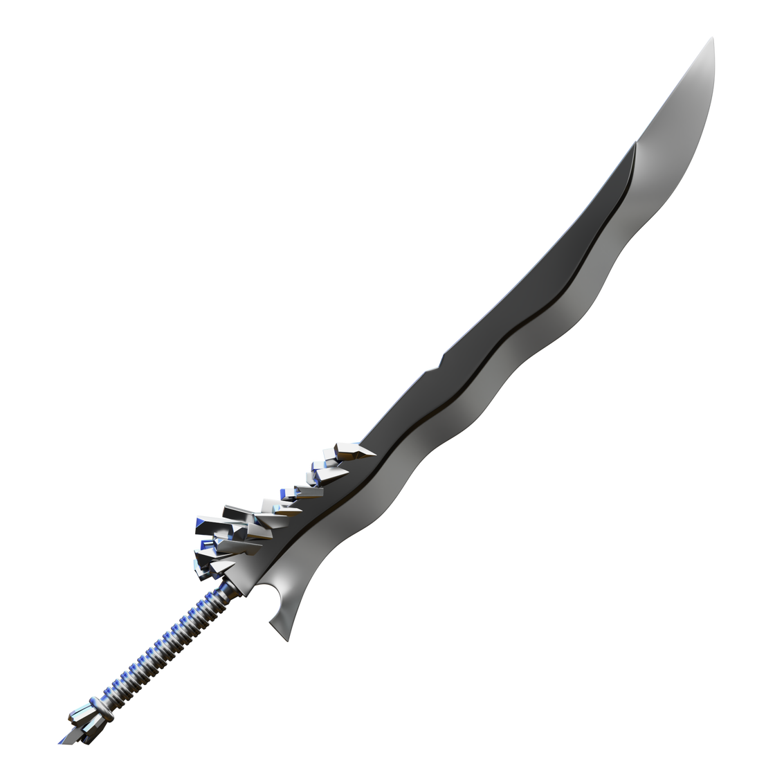 Adolin's Shardblade Mayalaran 3D Model – Wireframe