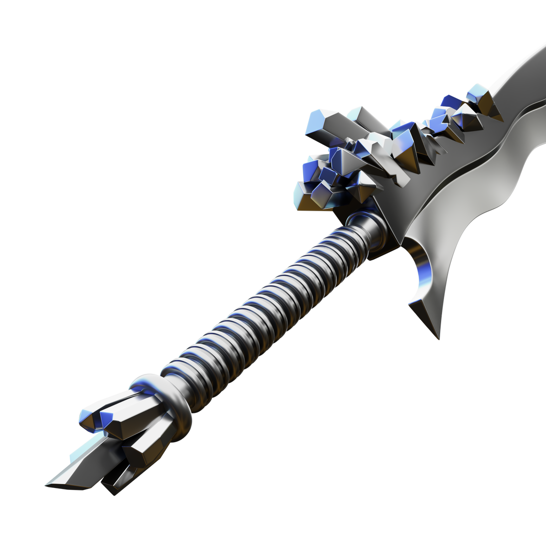Adolin's Shardblade Mayalaran 3D Model – Wireframe