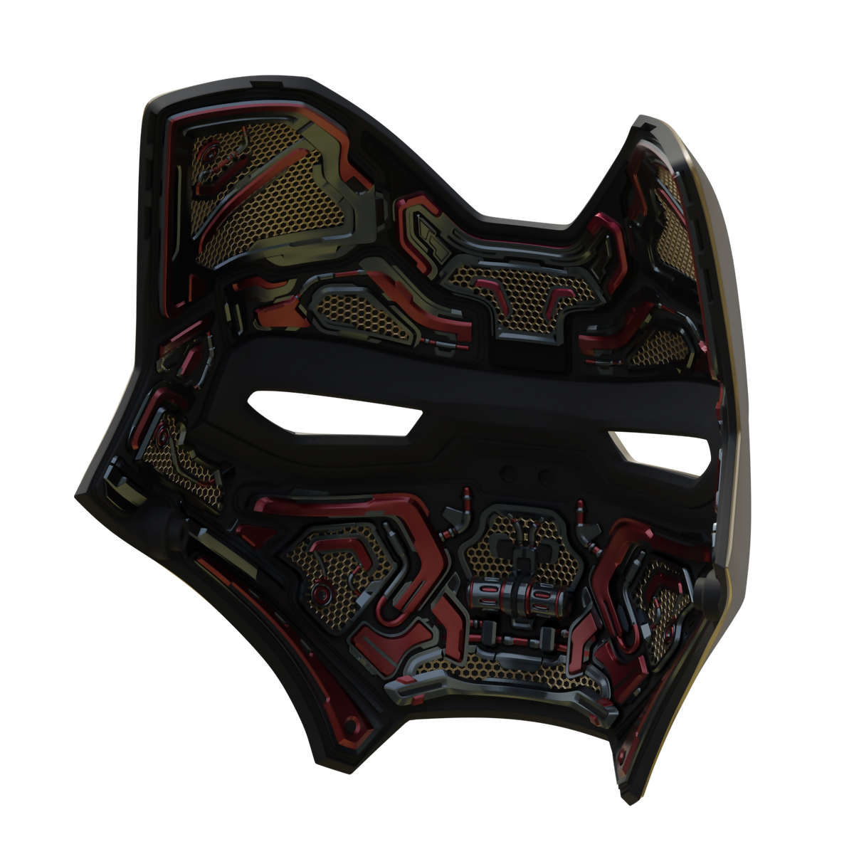 Walsh3D/Vek3D Motorized Ironman Mark 85 Helmet 3D Printable Model ...