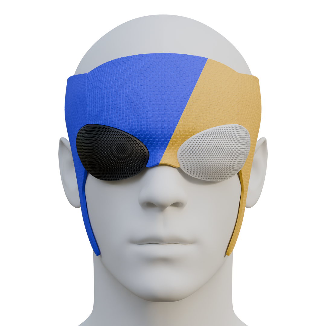 Invincible Season 3 Mask 3D Printable Model – Wireframe