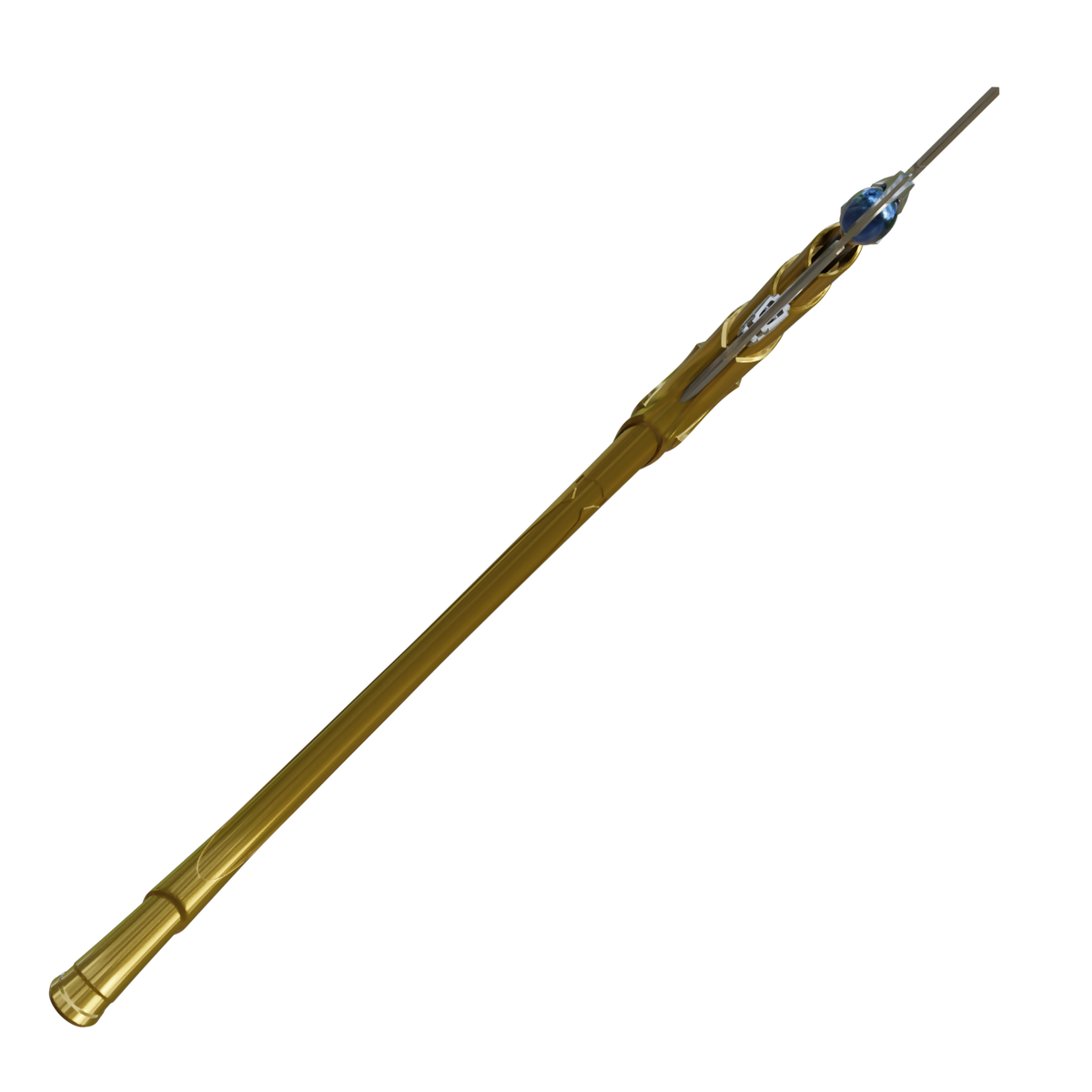 Loki Scepter 3D File – Wireframe