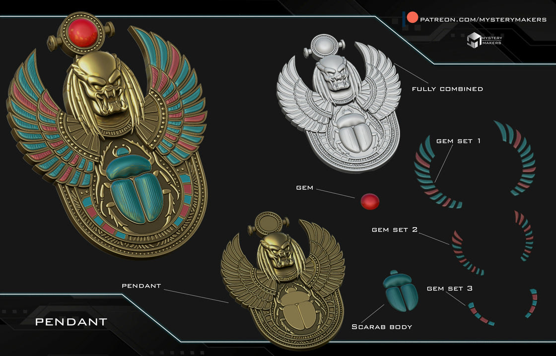 Predator Egypt Guard – Wireframe