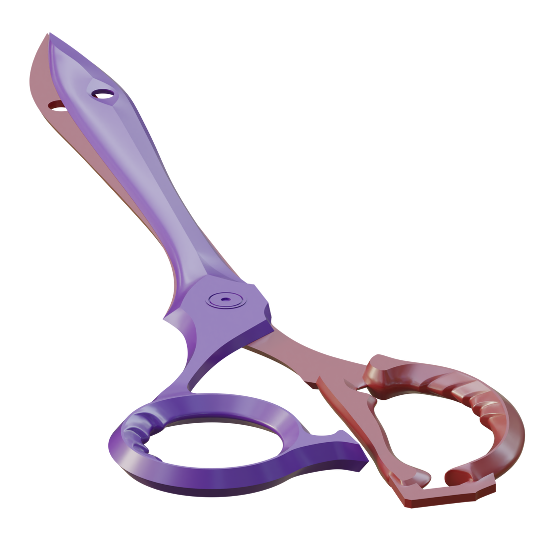 Kill La Kill Rending Scissors - 3D File – Wireframe
