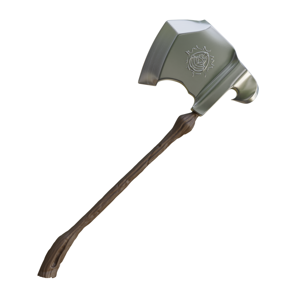 Mei Mei Battle Axe - 3D Print File – Wireframe