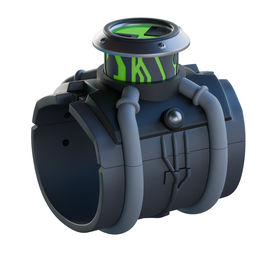 Ben 10 Race Against Time Omnitrix Pop Up 3D Printable File – Wireframe