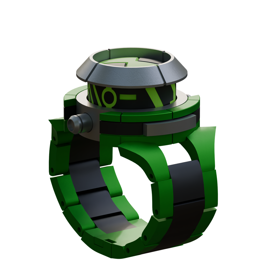 Ben 10 Alien Force Omnitrix Pop Up 3D Printable File – Wireframe