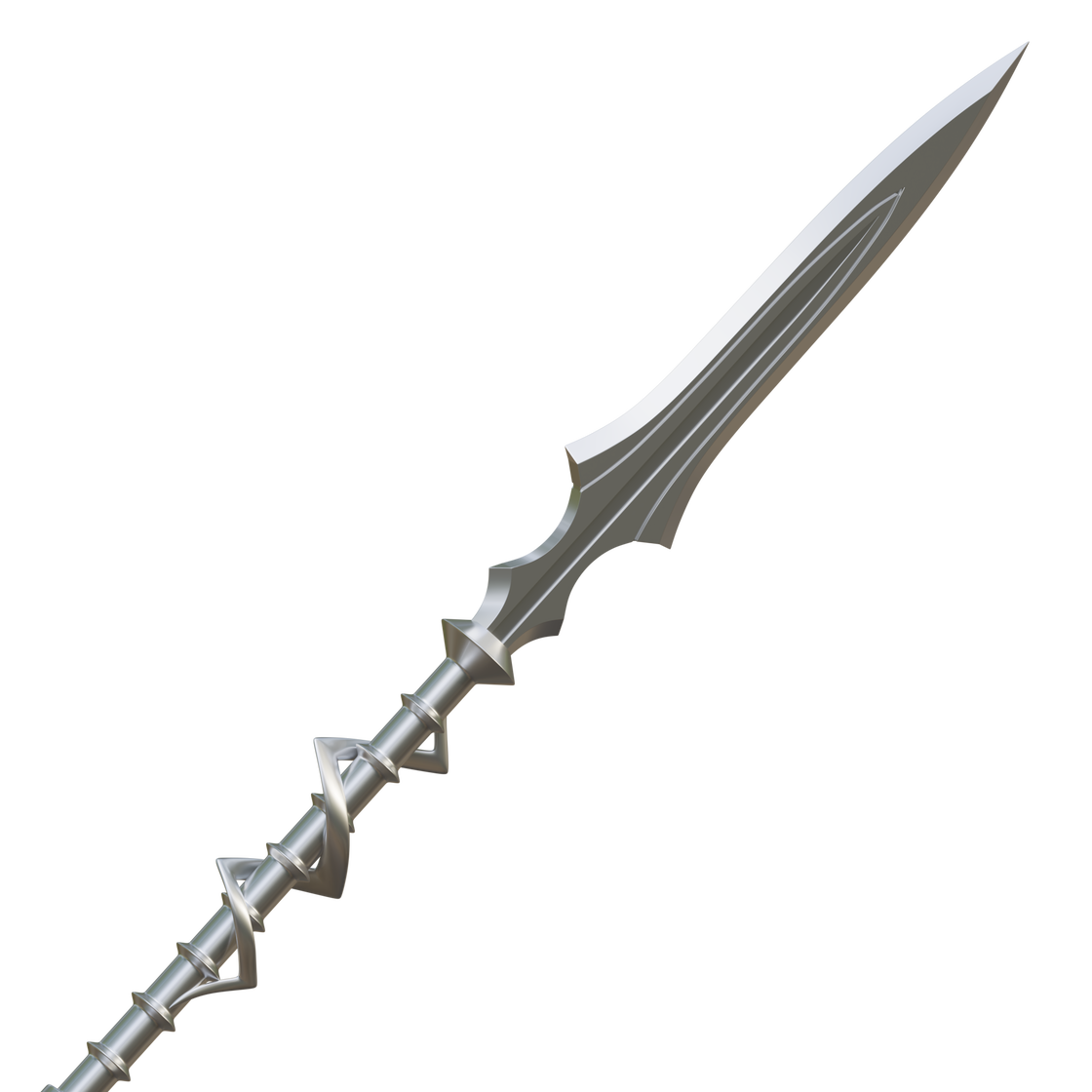 Kaladin's Sylspear - Stormlight Archive 3D Model – Wireframe