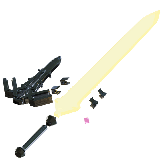 Magik's Soulsword 3D File – Wireframe