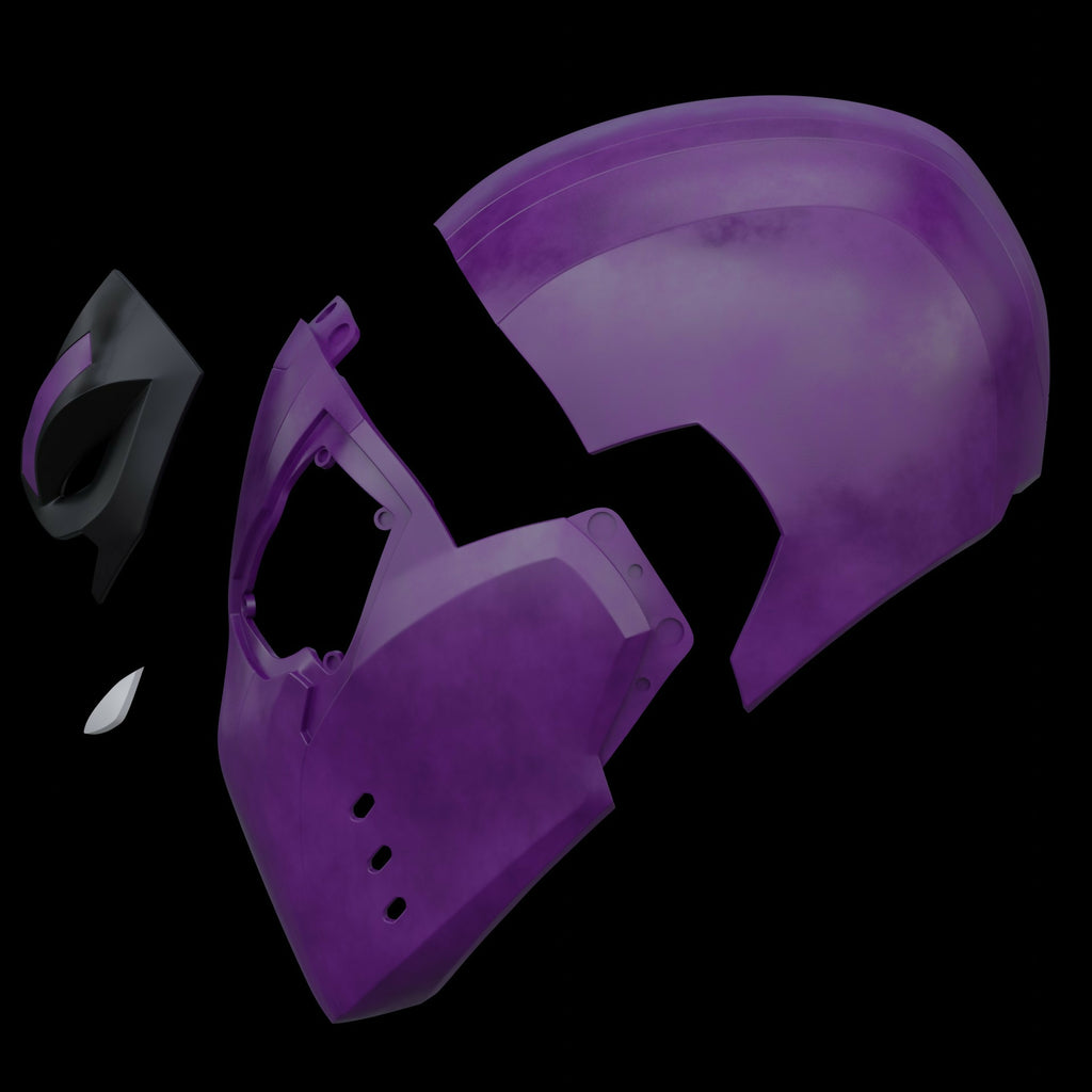 The Prowler mask - Fortnite 3D Model – Wireframe