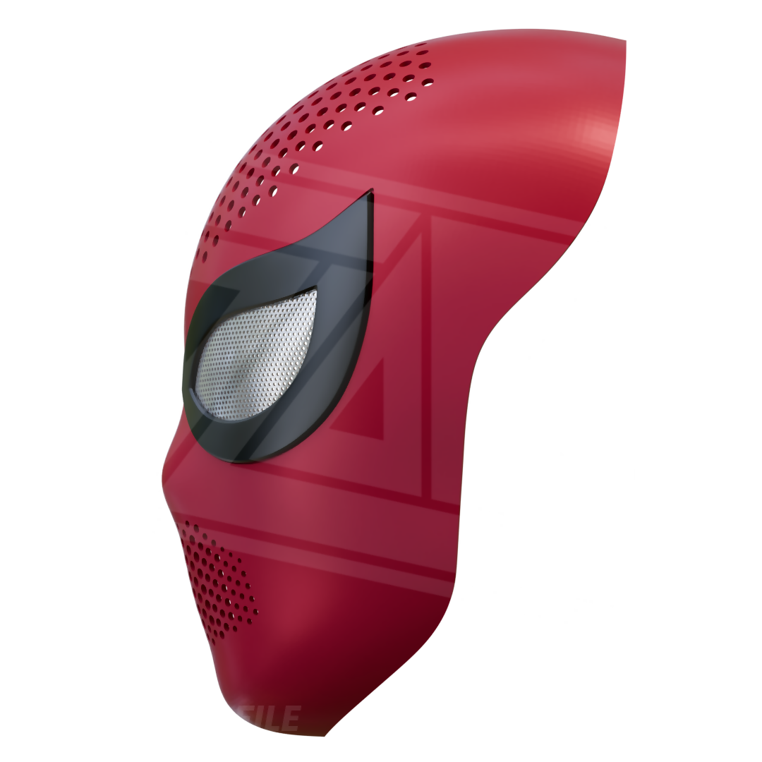 Classic Faceshell 3D Model – Wireframe